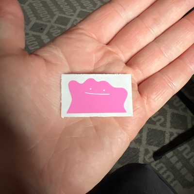 Ditto Peeker Anime Mini Decal - Etsy