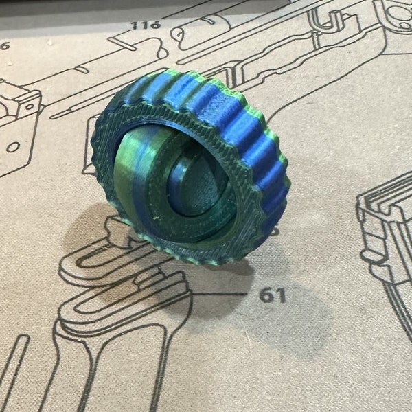 Twisted Wobble Bars Fidget Flexible Toy Print in Place | Digital STL ...