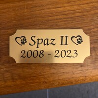 Custom Engraved 4x6 Brushed Silver Office Sign Personalized - Etsy