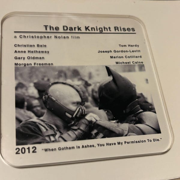 Custom Design Your Own Movie Film Coaster | Film Gifts for Him ...
