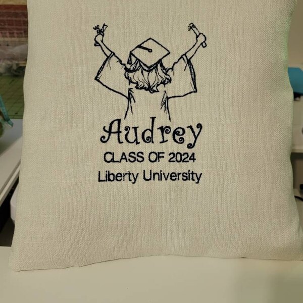 Graduation Embroidery Design Congratulations Man Digital File for ...