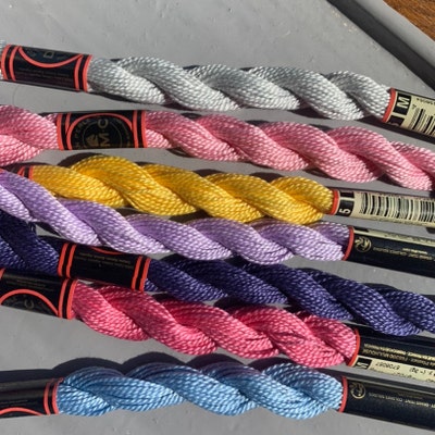 DMC Pearl Cotton No.5 Embroidery Thread Various Colours - Etsy