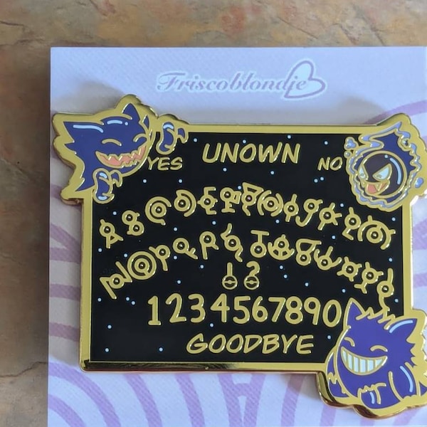 Gengar Ouija Board Enamel Pin - Etsy