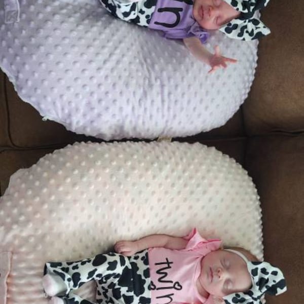 2 Pc. Baby Girl Cow Print Flare Leg Pants Outfit/baby Cow Spots Pants ...