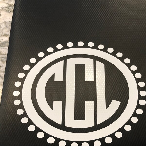 Monogram Laptop Decal | Monogram Laptop Sticker | Monogram Decal ...
