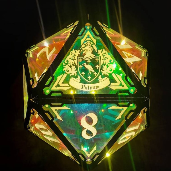 Handmade D20 Mood Light: RPG Gaming Table Lamp - Etsy