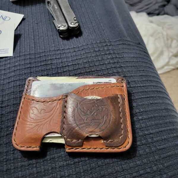 Custom Minimalist Leather Front Pocket Lewis Wallet, RFID Shield and ...