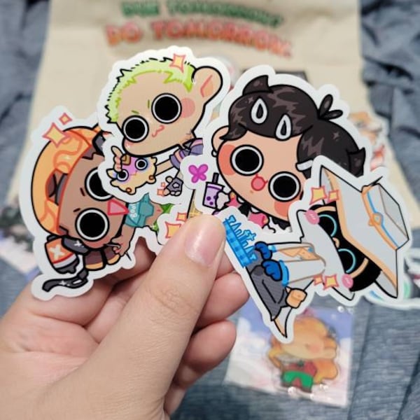 Helluva Boss Inspired Keychain 2.3 Charms Ft. Blitzo & Stolas, Stolitz ...