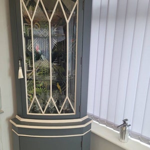 Dark Grey Drinks Gin Corner Cocktail Display Cabinet Vintage - Etsy UK