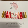 4th of July Press on Nails Bomb Pop Nails Summer Nails Almond Shape - Etsy