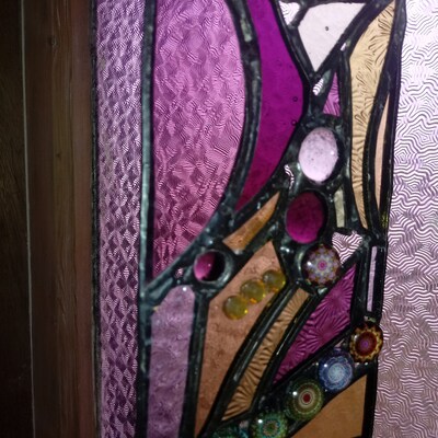 Stained Glass Chakra Panel - Etsy