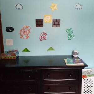 HUGE 3D Printed Question Mark Box Block From Mario Wall or | Etsy