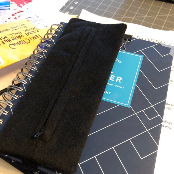 Planner Pencil Case Stretchy Elastic Wrap Agenda Accessory - Etsy