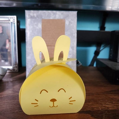 Easter Bunny Box Template SVG, Gift Box SVG, Party Favor, Box Template ...