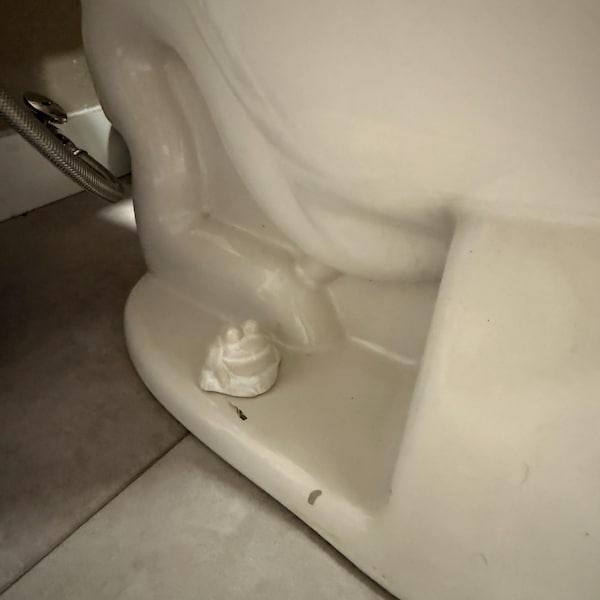 Ceramic Toilet Caps, Beige and White Toilet Caps, Fish Toilet Caps, Set ...