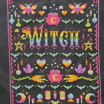 Vintage Haunted Carousel Cross Stitch Pattern Creepy, Beistle, Pumpkin ...