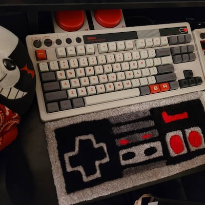 Tufted Minecraft Chest Keyboard Pad, Handmade Rug, Retro Gaming Decor ...