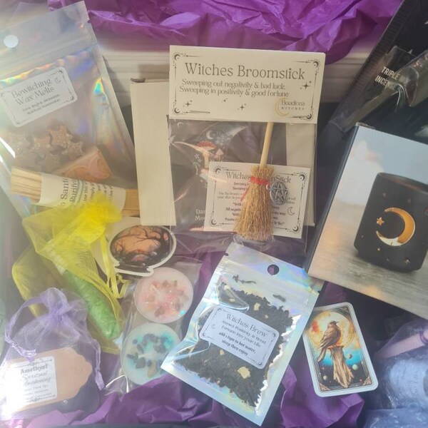 Halloween BOO Witch Tin, Samhain Witchcraft Tin, Divination Witch Box ...