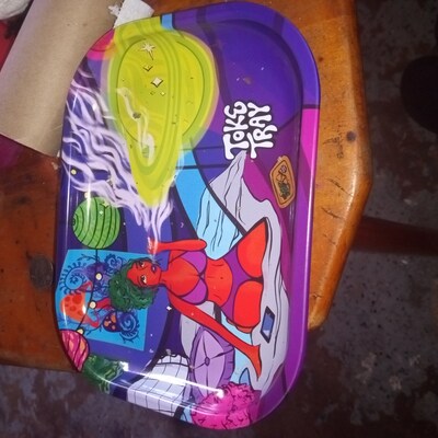 Trippy Nights Metal Rolling Tray Small 7 X 5.5 - Etsy