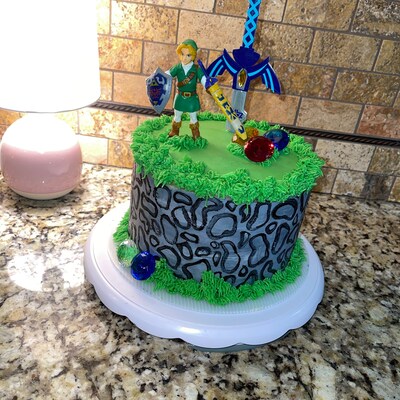 Zelda Master Sword Personalized Cake Topper - Etsy