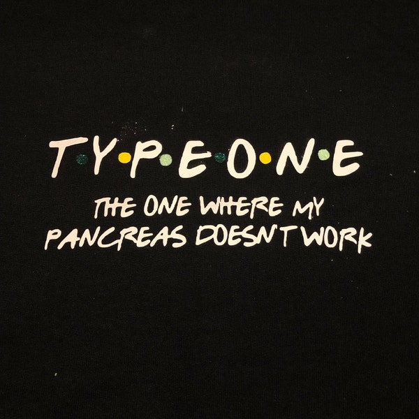 Digital SVG Design Download of Type One the One Where My Pancreas Doesn ...