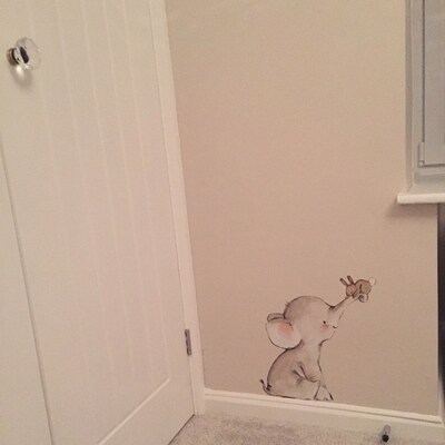 Bunny Hug Wall Decal - Etsy