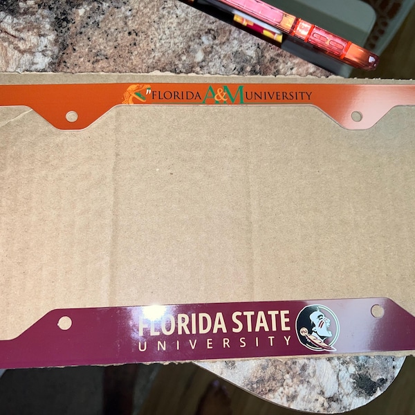 Custom License Plate Frame, Personalized License Plate Frame, Custom ...