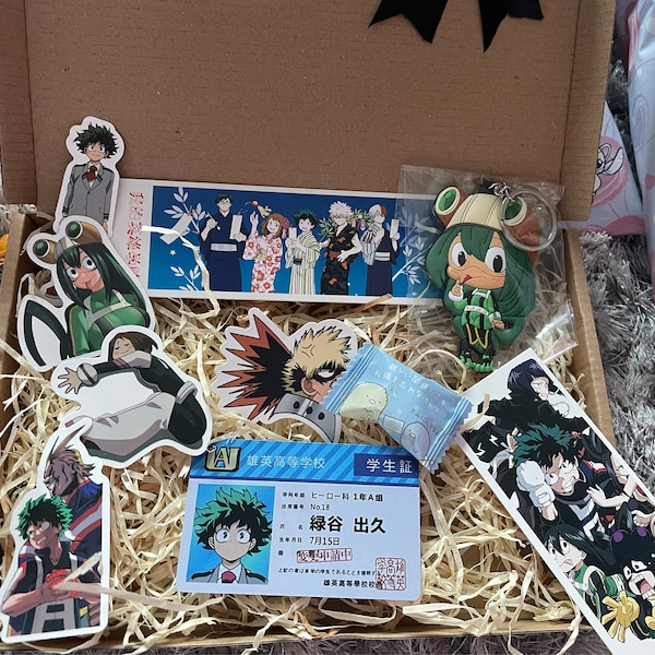 Mystery Anime My Hero Acadamia Inspired Giftbox - Etsy UK