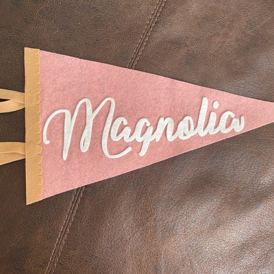 Felt Name Pennant With One Name - Etsy