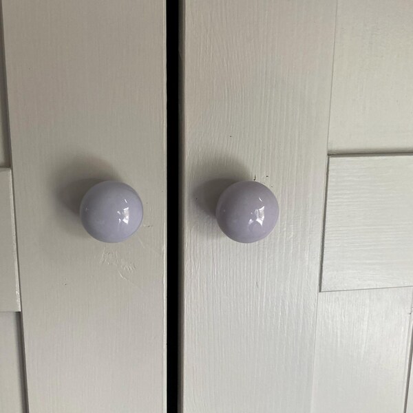 High Quality Colorful Knobs, 50MM Wooden Nursery Drawer Knobs, Round Dresser Cabinet Knob Pulls ...