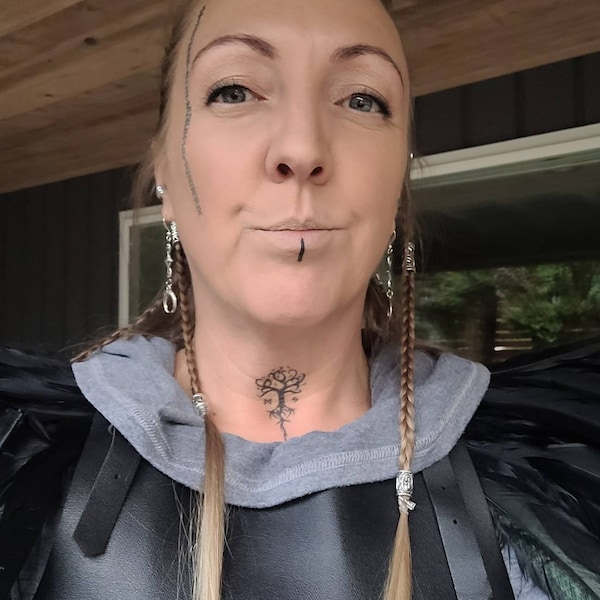 Ubbe Inspired Tattoo (set of 2) - Ubbe Temporary Tattoo / Ubbe Vikings ...