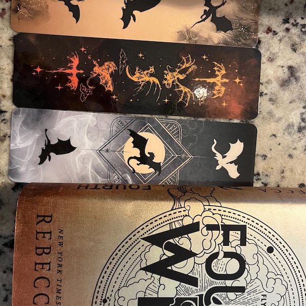 Dragon Bookmarks L Fantasy Reader Bookmark Set - Etsy