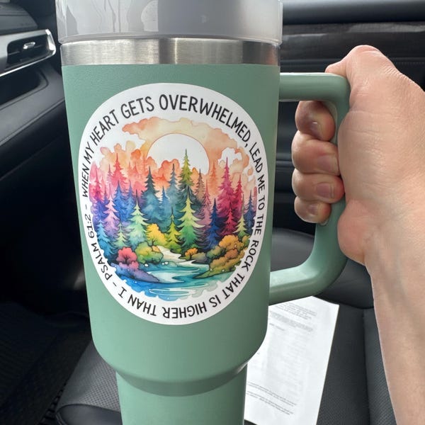 Be Still and Know Sticker, Bible Sticker Pack, Faith Stickers ...