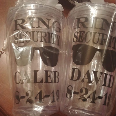 Ring Security Gift Ring Security Cup Ring Security Wedding Favors for ...