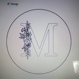 Alphabet Embroidery Pattern, Letter Hand Embroidery Pattern, DIY Hand ...
