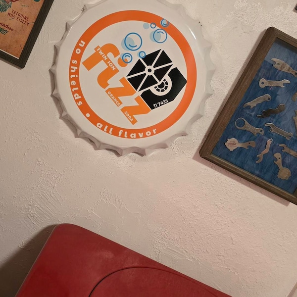 Customizable Bottle Cap Sign - Etsy