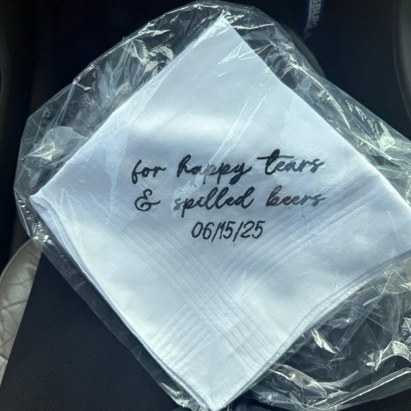 Loving Memory Gift/ Funeral Handkerchief/ in Memory Funeral ...