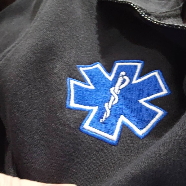 EMS Paramedic Rescue Work Shirt - Custom Embroidery - Star of Life ...