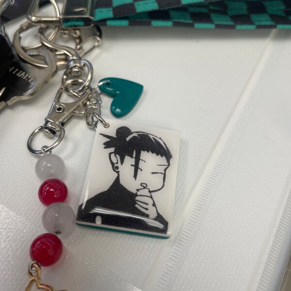 Gojo Satoru & Geto Suguru Keychain | JJK Inspired Jewelry | Polymer ...