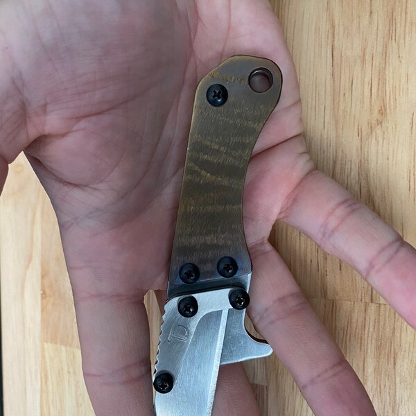 Small Curve Striped - Utility Knife Fixed Blade Razor Unique Custom ...