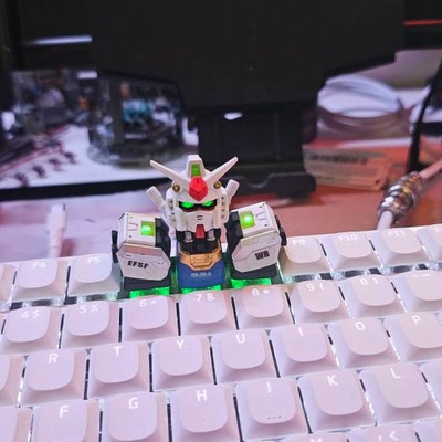 White Graffiti Keycaps Set, Mechanical Keyboard Keycaps Set, XDA PBT ...