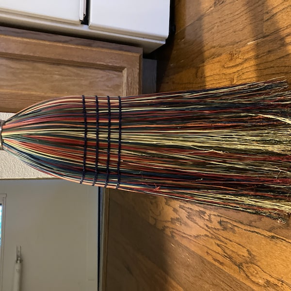 Handmade Broom, House Broom, Country Kitchen Decor, Rainbow Sweeper ...