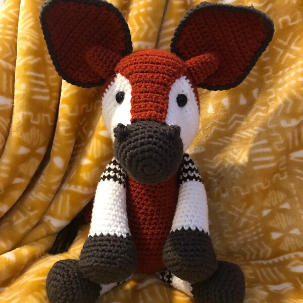Okapi, Okapi Plush, Crochet Okapi, Okapi Crochet Pattern, Crochet Pattern, Amigurumi, Okapi ...