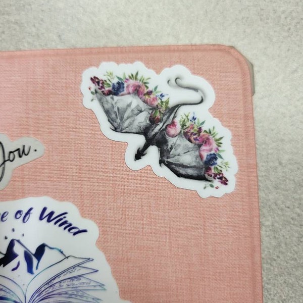 Cozy Cottagecore Sticker, Storybook House in the Forest Vinyl Decal ...