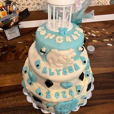 University of Texas Graduation Party Decoration, UT Cake Topper, Texas ...