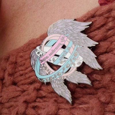 Bigender Pride Enamel Pin - Etsy