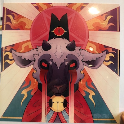 Cult of the Lamb Illustration Print - Etsy