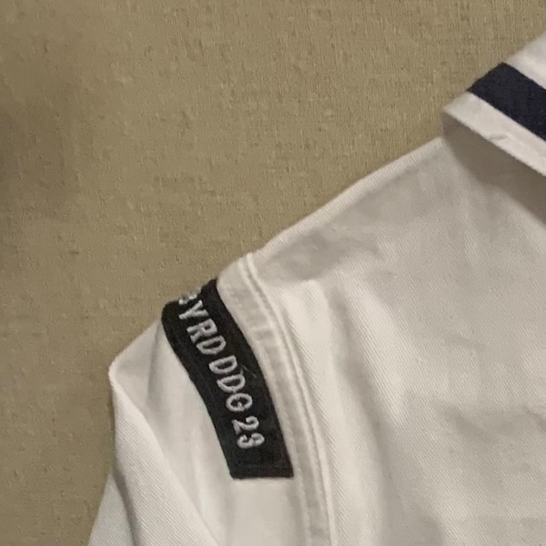 Custom Military Command Shoulder Rockers, Navy Dress Rocker, Navy ...