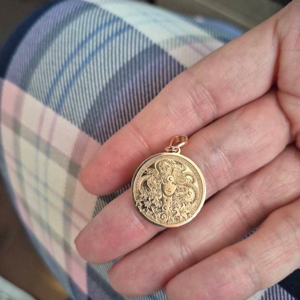 Freya Pendant – Norse Goddess of Love and War Necklace - Freya Necklace ...