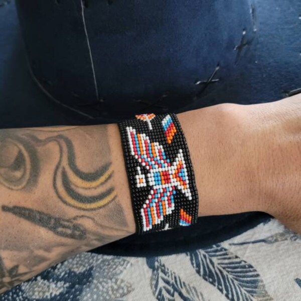 Monarch Butterfly Wing Beaded Fringe Earrings - Etsy